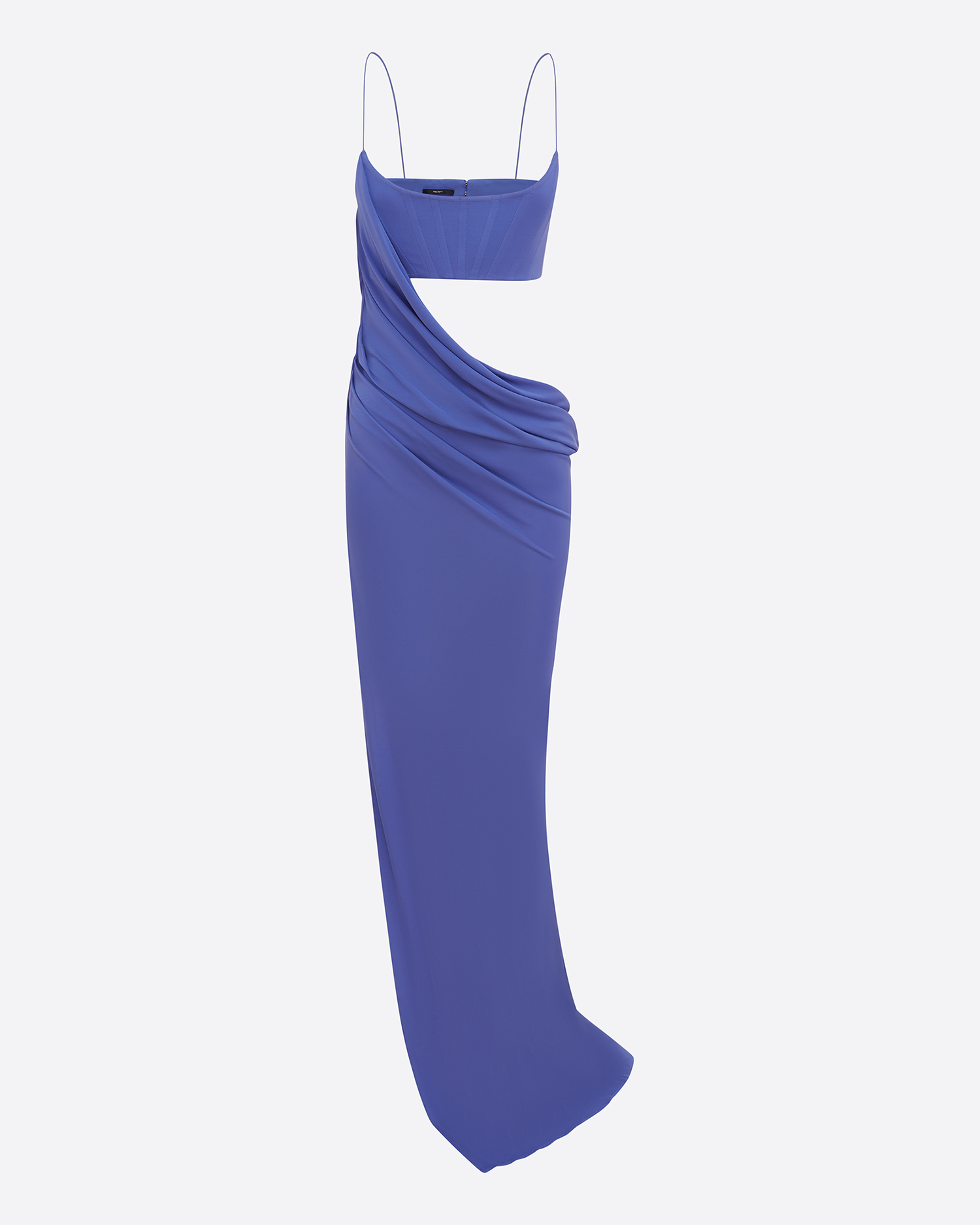 Asymmetrical Drape Column in Viscose Jersey – Alex Perry